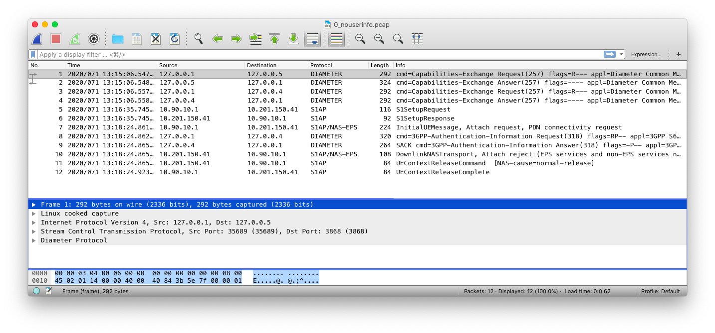 PCAP Library – The Community LTE Project